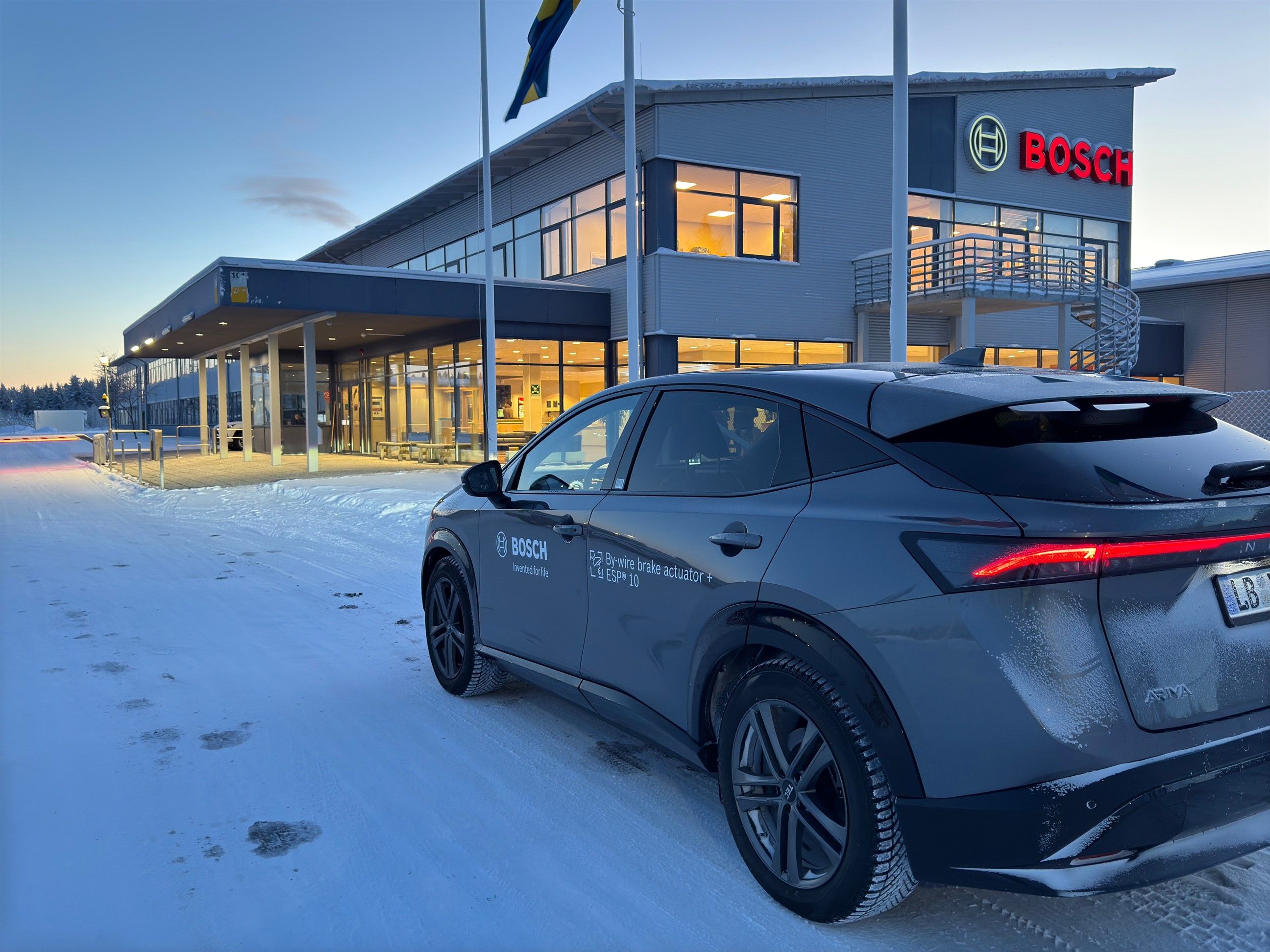 Bosch testa il sistema brake-by-wire fino al Circolo Polare Artico